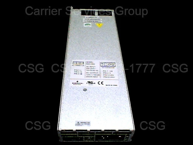 TESTED EMERSON R24-2500 Power Rectifier 2500W AC Power Supply Module ...