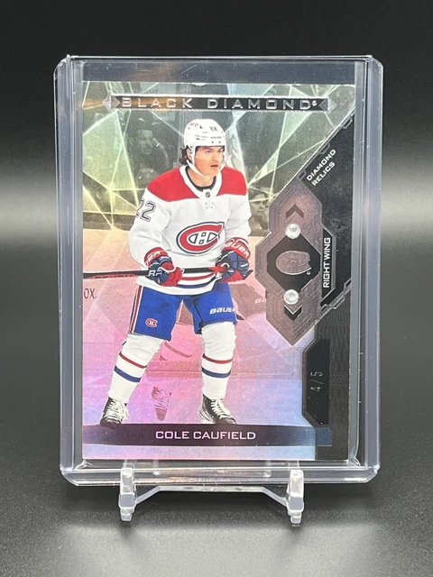 2022-23 BLACK DIAMOND COLE CAUFIELD TWO Diamonds /5 Montreal Canadiens ...