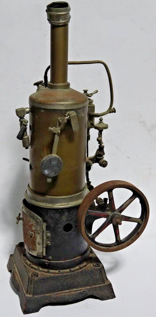 VERY OLD LIVE Steam Model Vertical Steam Engine Rare - Restoration ...