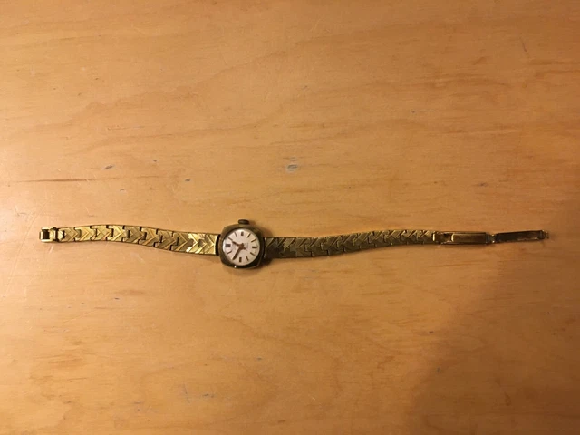 VINTAGE LADIES RONE Gold Plated Incabloc 17 Jewel Watch £4.99 - PicClick UK