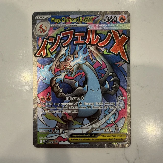 MEGA CHARIZARD X ex 023 Me: Mega Evolution Promo Holo £52.46 - PicClick UK