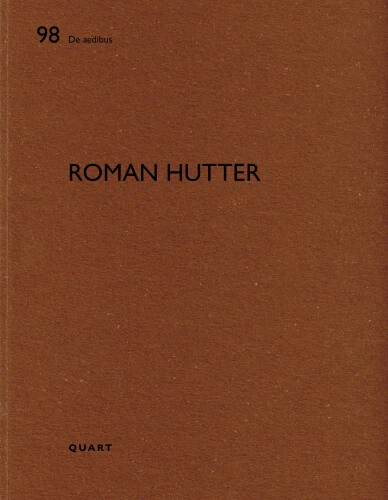 ROMAN HUTTER: DE Aedibus (De aedibus) by Heinz Wirz EUR 53,83 - PicClick FR