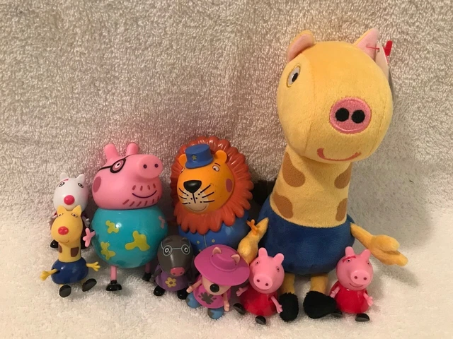 PEPPA PIG DAY at the Zoo Train Set with 8 Figures & 1 Soft Toy Bundle £ ...