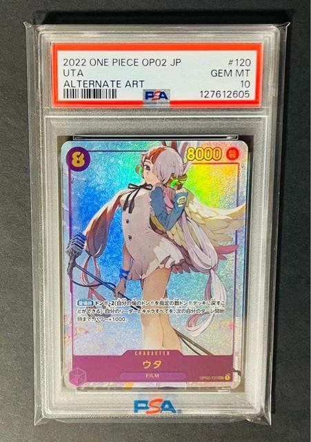 UTA SECRET PARALLEL PSA 10 One Piece Card SEC Alternate Art Gem Mint ...