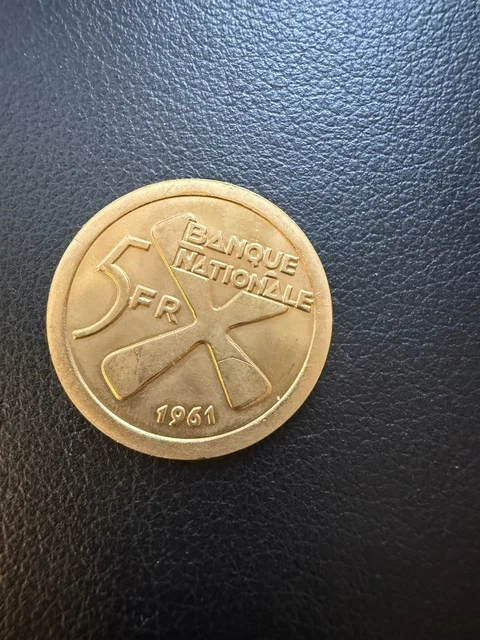 KATANGA – 5 Francs Goldmünze – 1961 – 12g Feingold EUR 1.422,00 ...