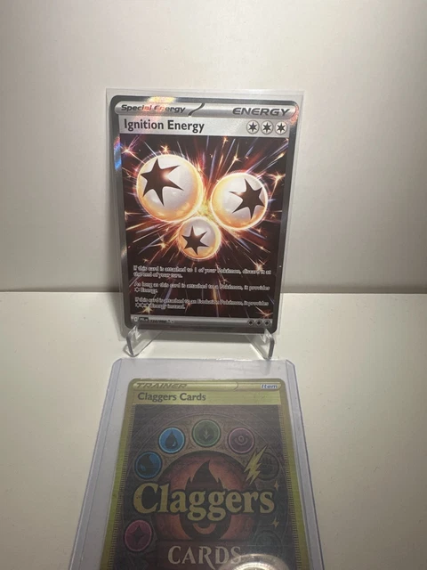 POKÉMON IGNITION ENERGY Full Art Phantasmal Flames Card 124/094 Mint ...