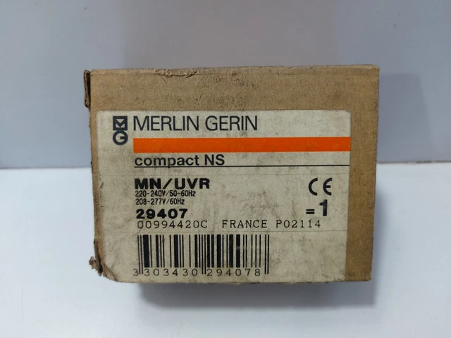 MERLIN GERIN MN/UVR Under Voltage Release Compact NS 29407 $220.58 ...
