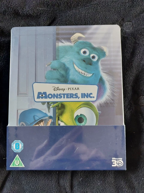 Disney Pixar Monsters Inc Blu Ray 3d Steelbook Uk Mint Sealed £24 99