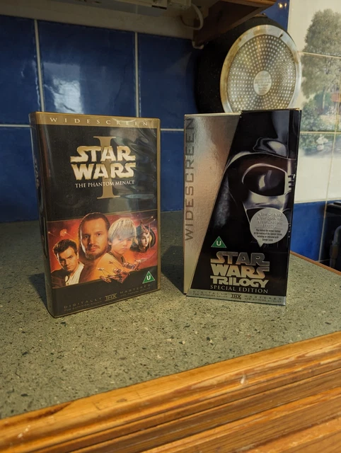 STAR WARS DIGITALLY Remastered Widescreen VHS Trilogy And Phantom ...