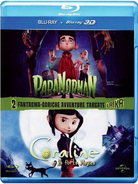 BLU-RAY *** PARANORMAN + CORALINE E LA PORTA MAGICA (3D + 2D) *** Fuori Catalogo EUR 68,90 ...