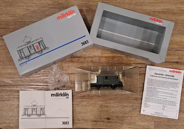 SPUR H0 3683 Märklin Elektrischer Güter-Triebwagen in OVP EUR 80,00 ...