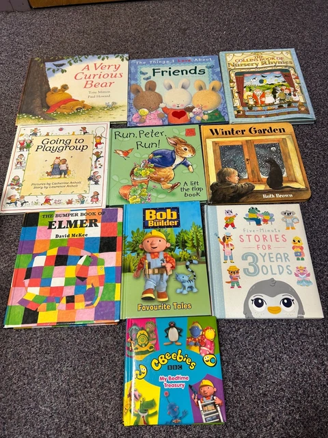 BUNDLE OF 10 Children’s Picture Books Nursery Rhymes, Classics ...