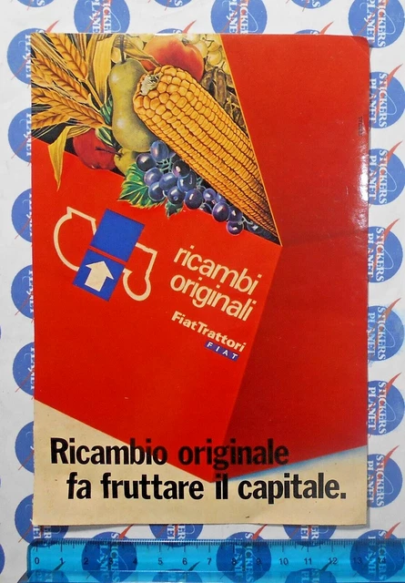 ADESIVO STICKER AUTOCOLLANT Vintage Tractors Trattori Fiat Ricambi ...