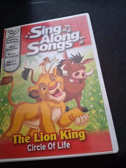 SING ALONG SONGS The Lion King Circle of Life dvd rare region 1 £8.14 ...