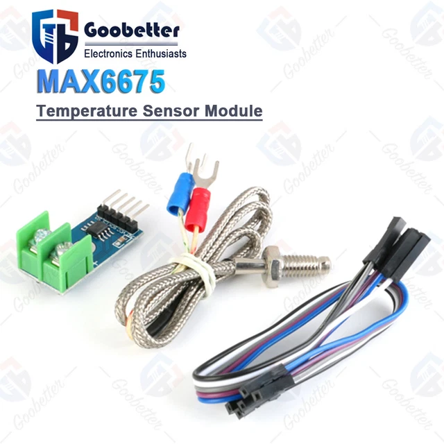 MAX6675 MODULE TEMPERATURE Sensor + K Type Thermocouple Probe Sensor+ ...