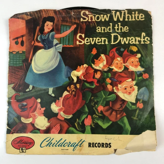 DISNEY SNOW WHITE AND THE SEVEN DWARFS SOUNDTRACK - 12" Vinyl Record ...