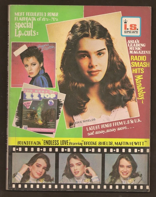 1981 VINTAGE BROOKE Shields Sheena Easton Tom Petty Stevie Nicks libro ...