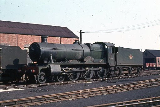 ORIGINAL COLOUR SLIDE of 6910 WR Hall class steam loco £4.99 - PicClick UK