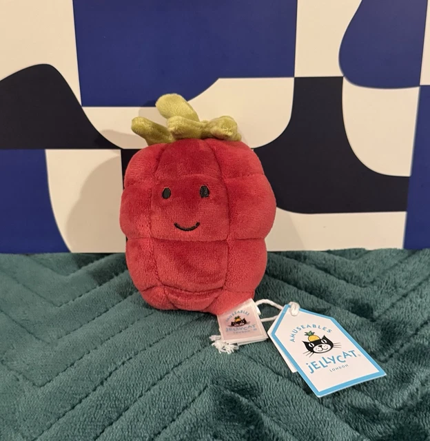 JELLYCAT FABULOUS FRUIT Raspberry RETIRED *Brand New with Tags* £30.00 ...