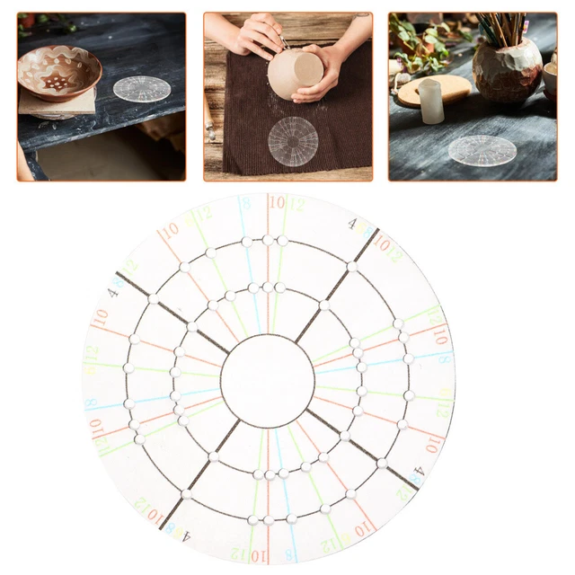 TÖPFERN TEILUNG SCHABLONE Stempel Aus Ton Runder Keramikteiler Büro EUR 6,78 - PicClick DE