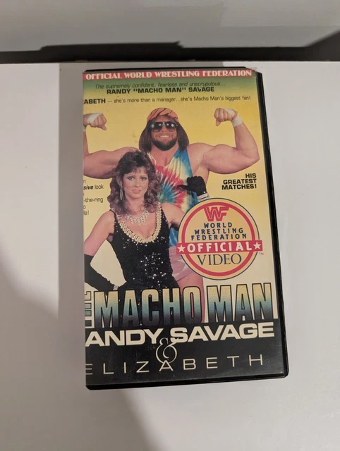 MACHO MAN RANDY Savage And Elizabeth VHS Coliseum Video ClamShell WWF ...