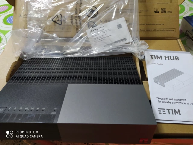 TIM HUB FIBRA Ftth Adsl Vdsl Evdsl Wifi Dualband 1000 Mega Nuovo EUR 39 ...