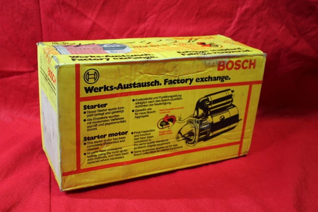 STARTER/ANLASSER*0986010630*BMW*315*316*318I*320*518*525*528*628*728*OLDTIMER* EUR 119,95 ...