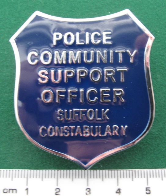 SUFFOLK CONSTABULARY POLICE Community Support Officer cap badge £14.23 ...