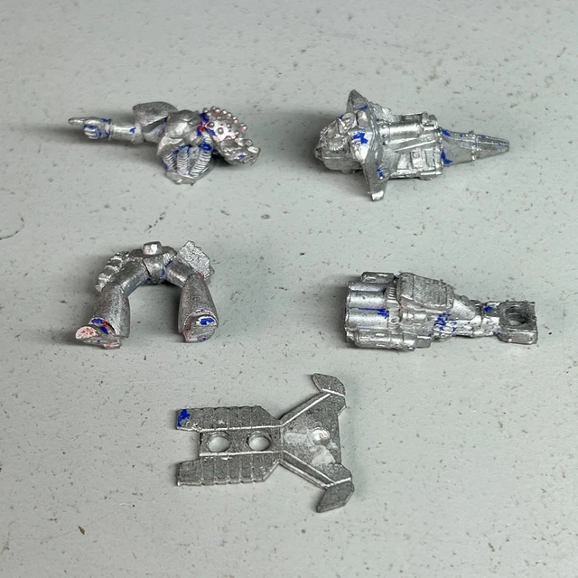 VINTAGE WARHAMMER 40K Metal Space Marine Jet Bike Cycle +Techmarine ...
