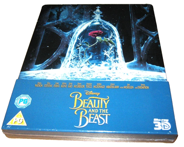 BEAUTY AND THE Beast - Emma Watson - New Sealed 3D Blu-Ray - Steelbook ...