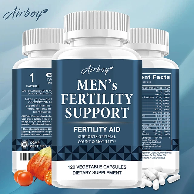 MEN'S FERTILITY SUPPORT-SUPPORT Optimal Sperm Count, Men Prenatal ...