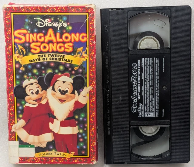 DISNEYS SING ALONG Songs The Twelve Days Of Christmas VHS 1993 8 69 disneys-sing-along-songs-the-twelve-days-of-christmas-vhs-1993-8-69