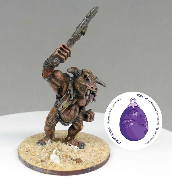 WARHAMMER, OLD WORLD, beastmen, beastman, Minotaure, Doombull, Minotaur ...