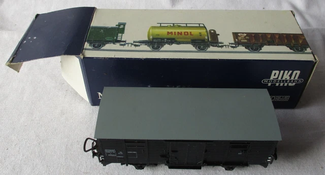MODELLEISENBAHN PIKO GEDECKTER Güterwagen SNCF schwarz Spur H0 im ...