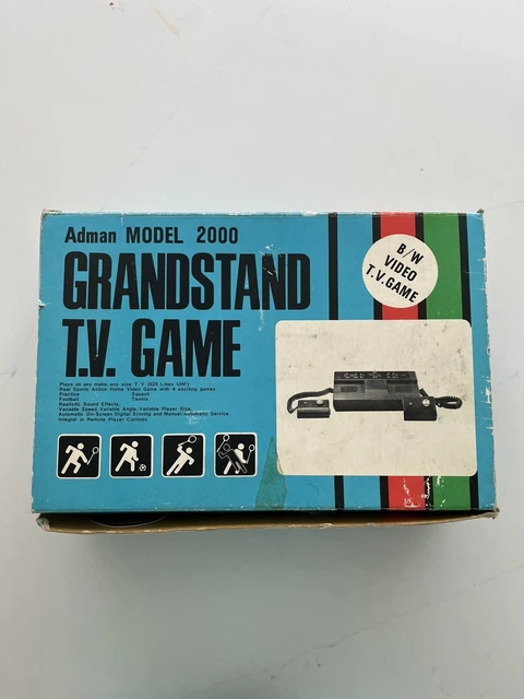 VINTAGE GRANDSTAND TV Game Adman Model 2000 £9.99 - PicClick UK