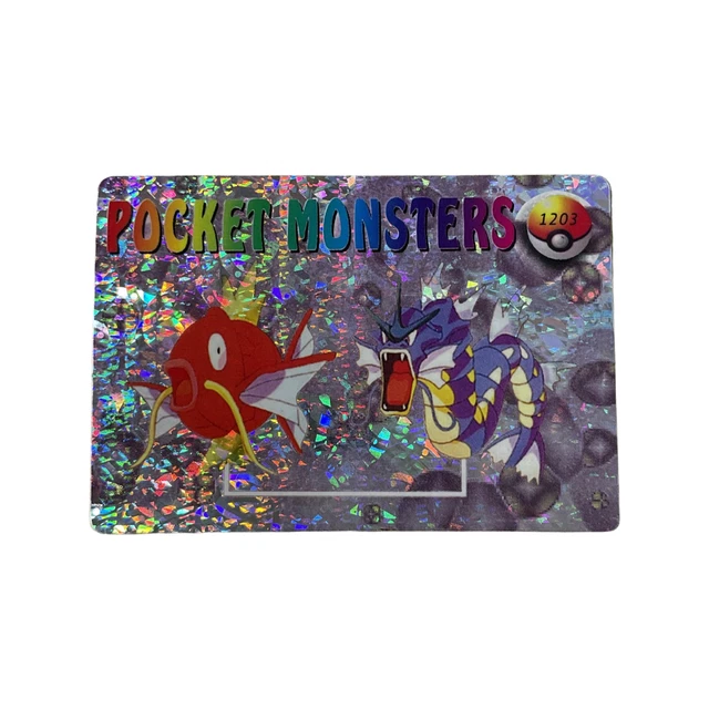 MAGIKARP/GYARADOS 1203 VINTAGE Pocket Monsters Vending Machine Sticker ...
