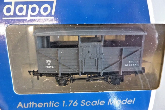 OO GAUGE DAPOL 4F-020-003 GW Grey Cattle Wagon GW13824 New £12.00 ...