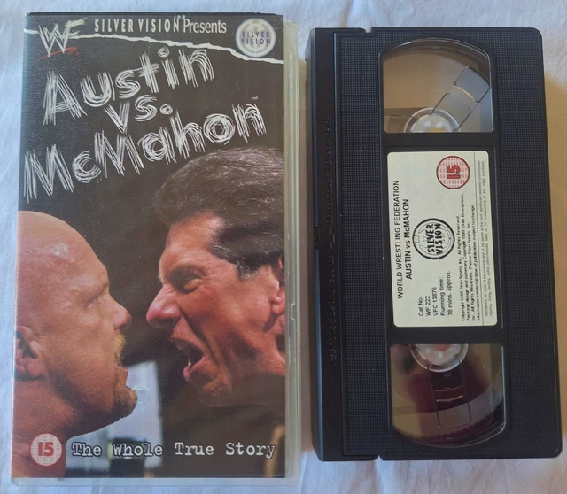 WWF AUSTIN VS. McMahon VHS Video - Original WWE Homevideo! - WCW ECW ...