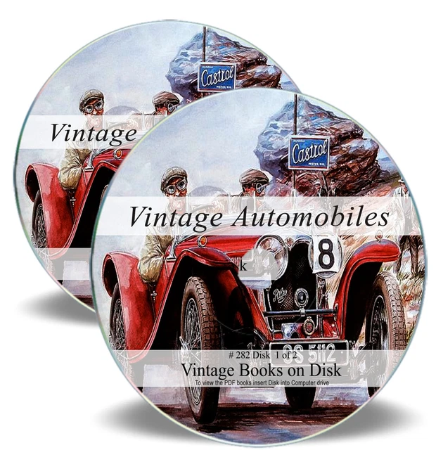 RARE CLASSIC VINTAGE Motor Car Books on DVD Repair Restore Mechanics ...