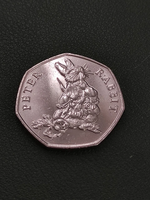 PETER RABBIT 2018 50p Uncirculated Coin From Sealed Bag £8.00 - PicClick UK