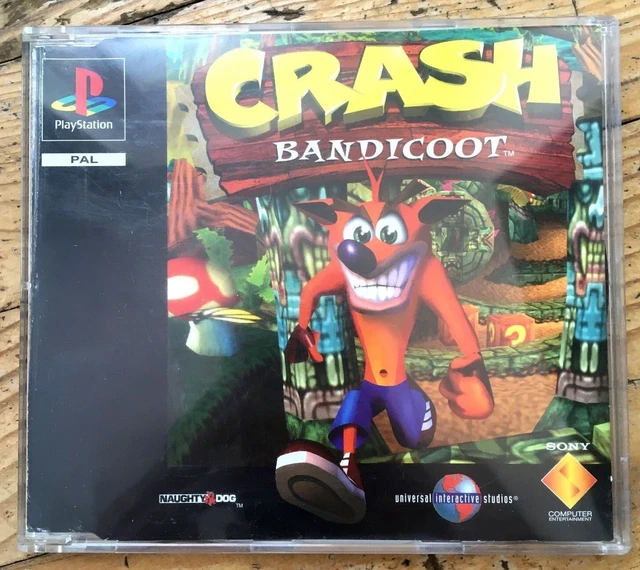 CRASH BANDICOOT 1 - Promo Not For Resale Complete Sony Ps1 Pal Euro (Fr ...