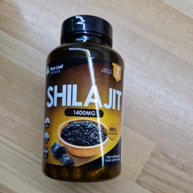SHILAJIT 1400MG SUPPLEMENT Pure Himilayan Shilajit 60% Fulvic Acid High ...