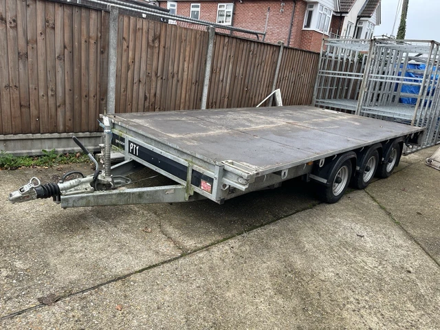 NUGENT TRI AXLE Trailer 16ft Bed X 7 1/2ft Wide 3500kg £1,700.00 ...