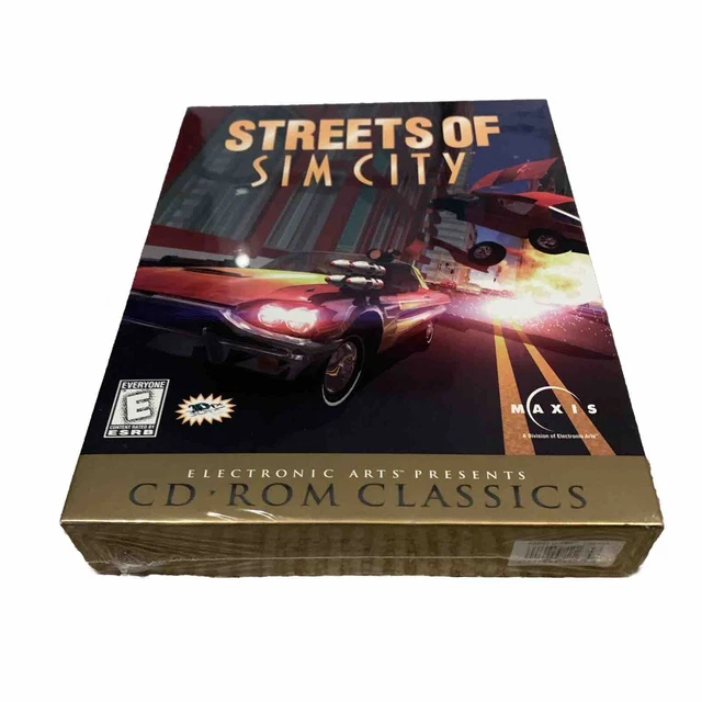 STREETS OF SIM City PC CD-ROM Computer Video Game Maxis 1997 3DFX ...