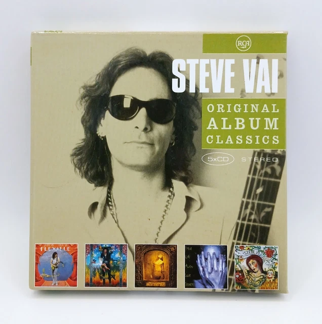 STEVE VAI - Original Album Classics - 5 CD Album Box Set (2008) RCA £8. ...