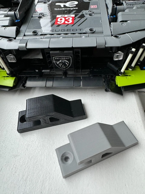 LEGO TECHNIC PEUGEOT 9X8 24H Le Mans Hypercar 42156 wall mount bracket ...