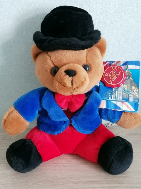 KEEL TOYS SIMPLY soft collection London bear beany plush £12.99 ...