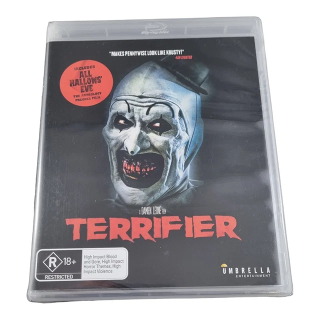 TERRIFIER (BLU-RAY, 2016) Horror Movie | Art The Clown - Umbrella ...