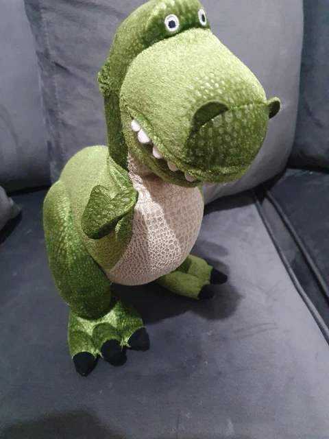 DISNEY PARKS PIXAR Toy Story Rex Soft Toy Plush T-Rex Dinosaur 18” VGC ...