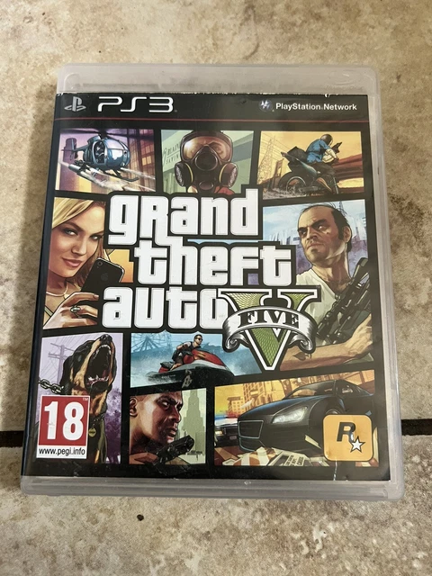 GRAND THEFT AUTO V GTA 5 Sony PlayStation 3 PS3 - Incs Map £5.99 ...